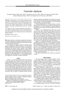 Traumatic asphyxia - Repositorio Institucional UANL